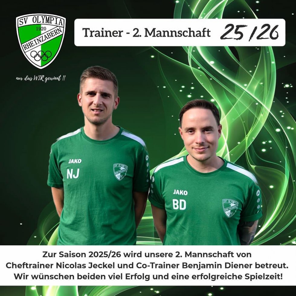 Neues Trainergespann für die 2. Mannschaft – ein echtes Team aus den ...